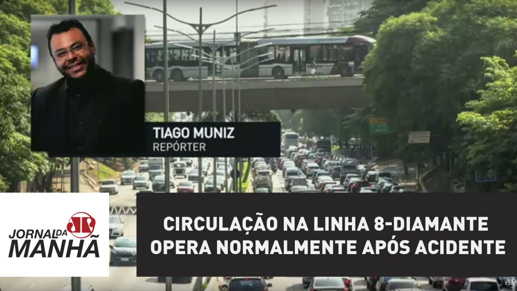 Circulação na Linha 8-Diamante opera normalmente após acidente | Jovem Pan