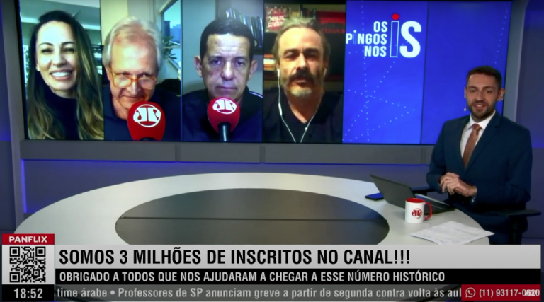 ‘Os Pingos nos Is’ chega à marca de 3 milhões de inscritos no YouTube | Jovem Pan