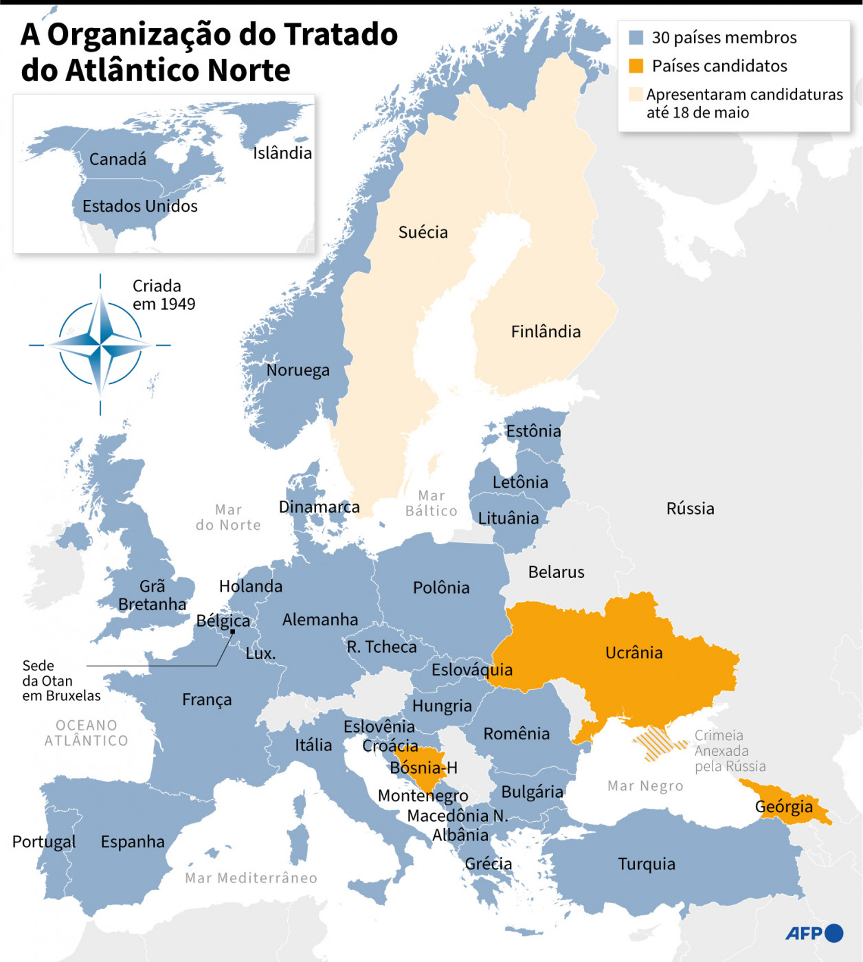 Otan formaliza convite para Finlândia e Suécia integrarem aliança ...