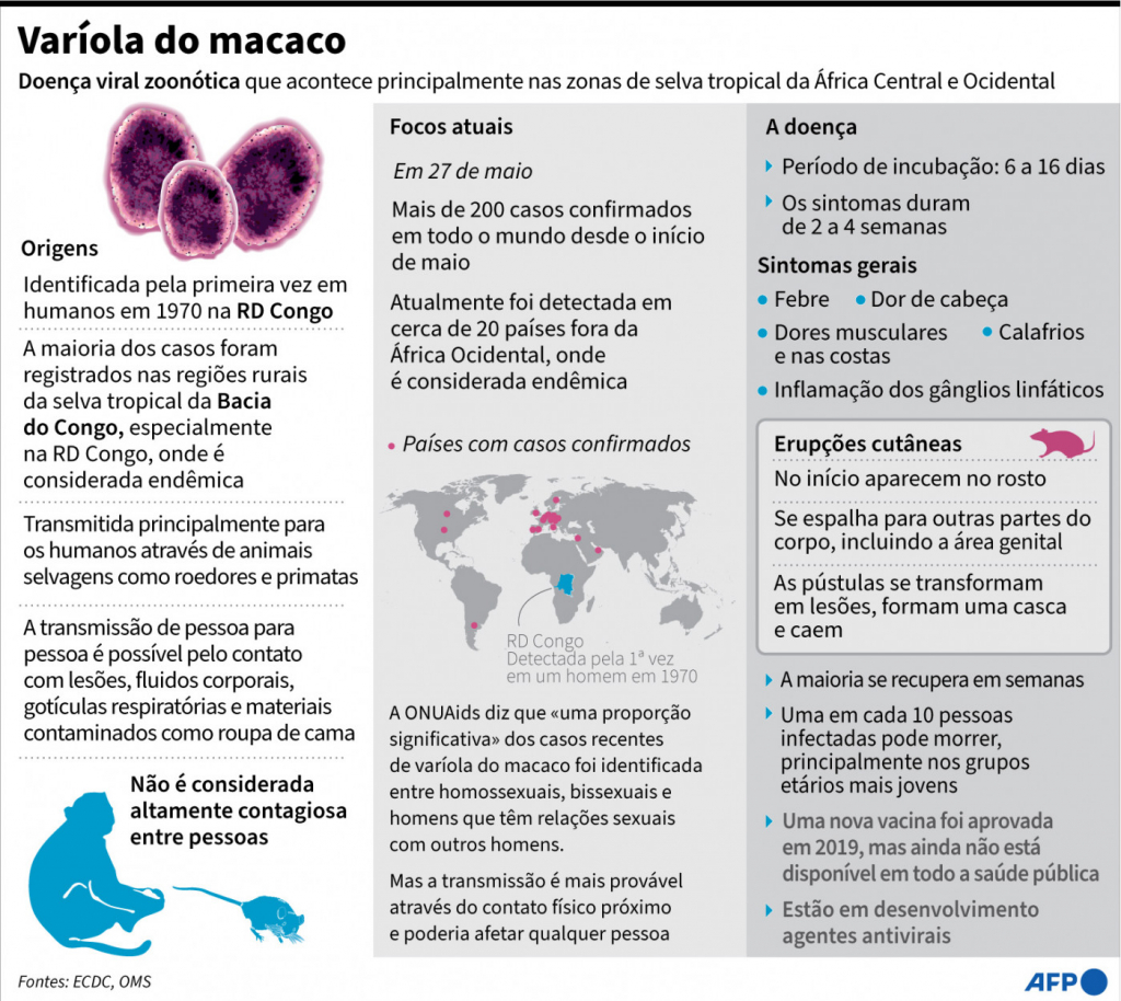 Argentina registra primeiro caso de varíola dos macacos na América ...