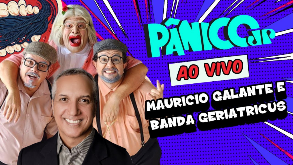 MAURICIO GALANTE E BANDA GERIATRICUS | PÂNICO – 01/08/2025 | Jovem Pan